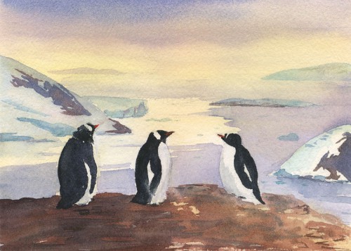 Antarctic Watercolors | Expeditionary Art