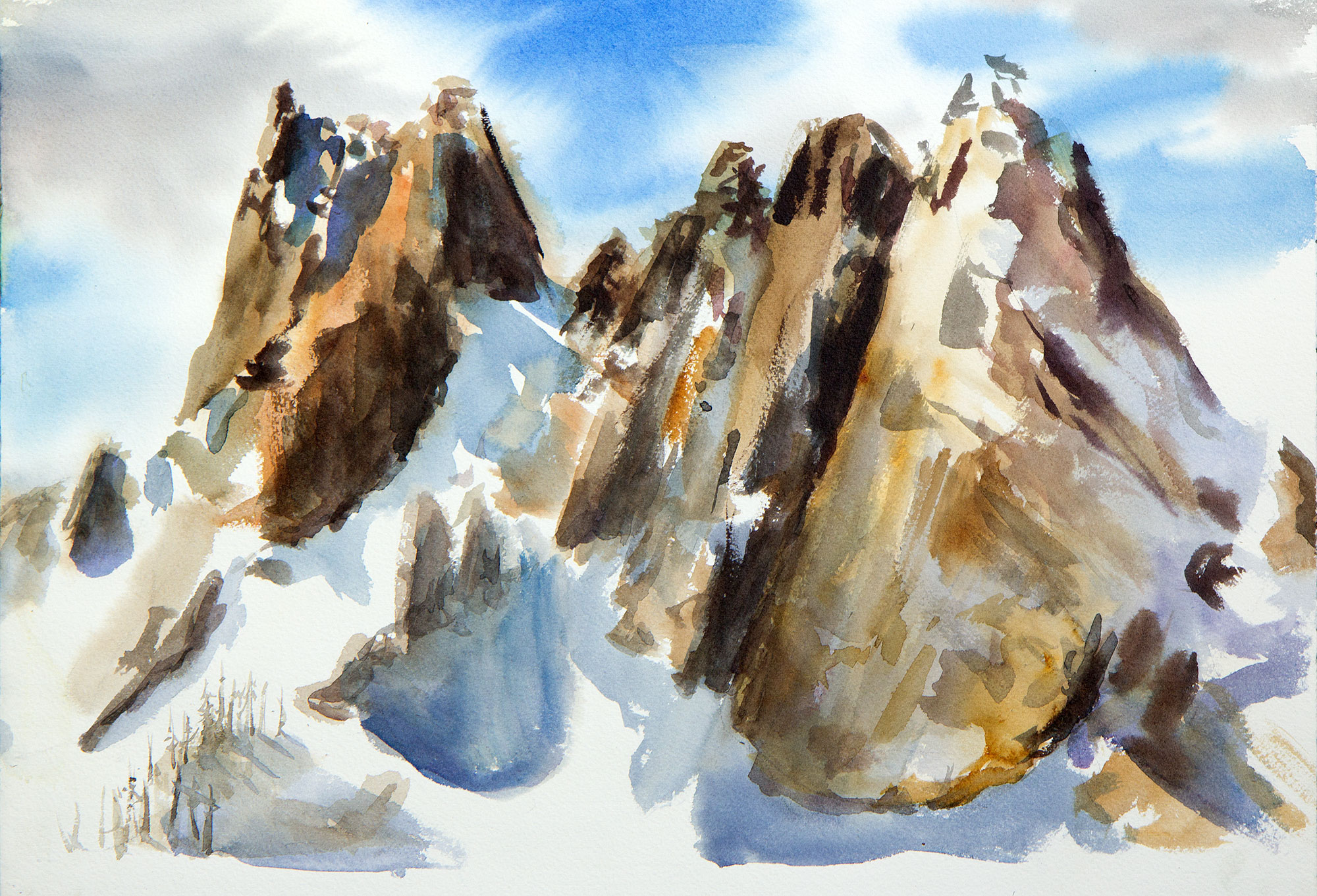 Sketching Winter Landscapes | Expeditionary Art